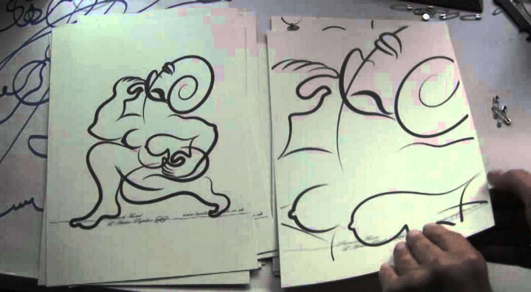 Translating the Lines -Line Drawing- September 2012 - YouTube