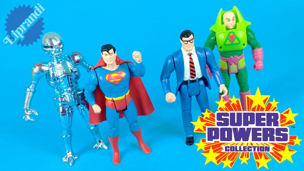 KENNER - SUPERMAN CLARK KENT LEX LUTHOR BRAINIAC SUPER POWERS ...