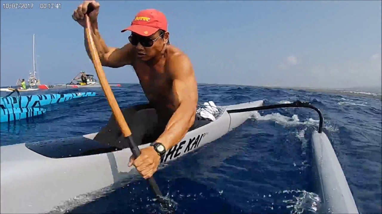 Kahekai OC-1 Long Course Harbor to Keauhou - YouTube
