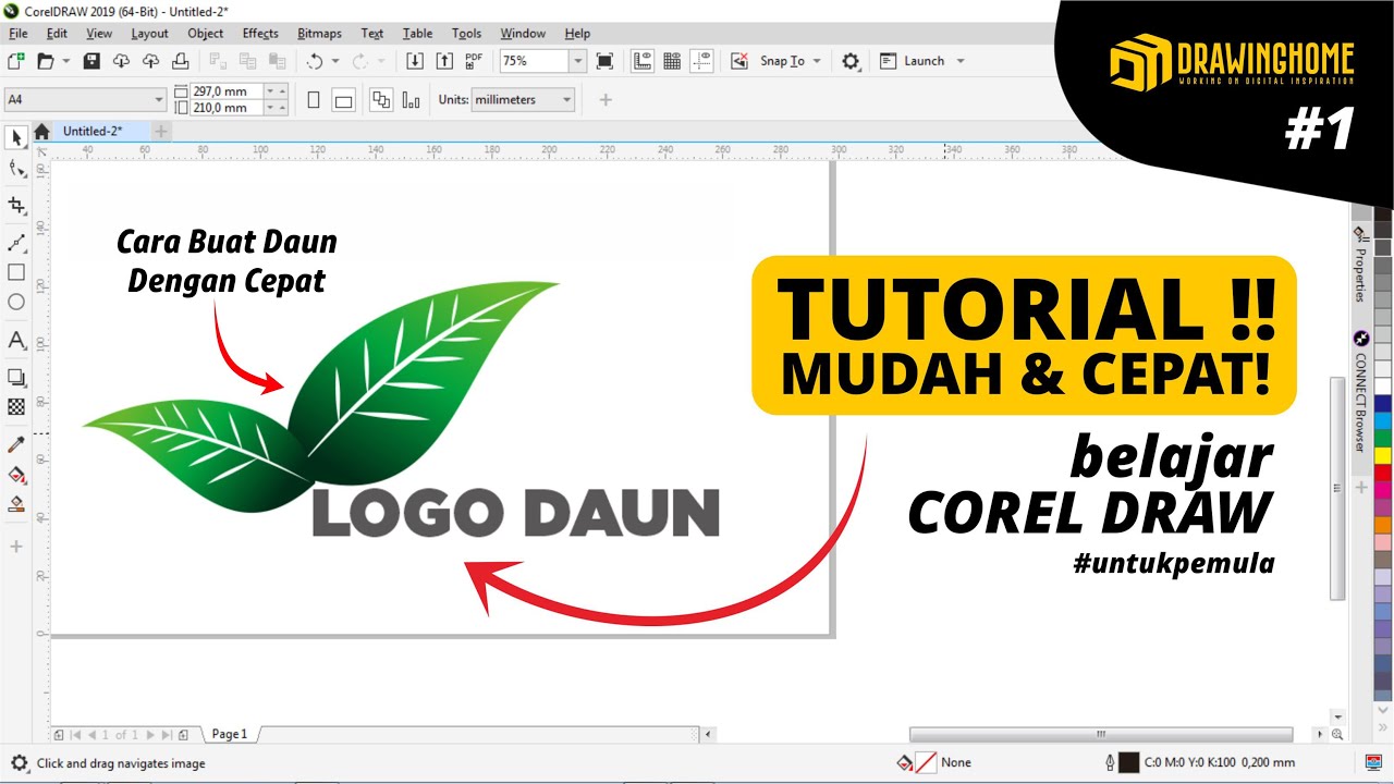 Mengenal Tampilan CorelDraw 2019 ‼️ Cepat & Mudah #Tutorial # ...