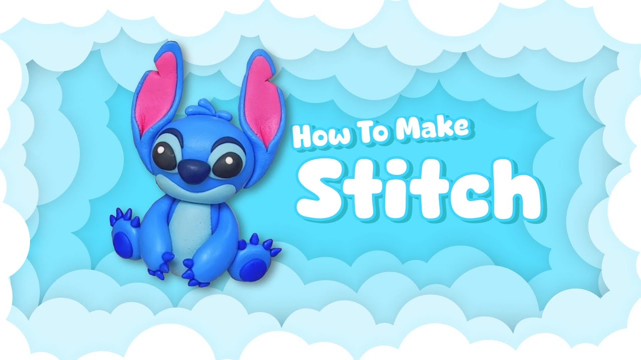 How To Make Stitch | Easy Clay Tutorial For Beginners - YouTube