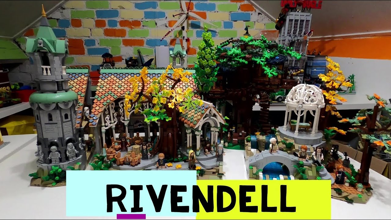 The Lord Of The Rings Lego Set Rivendell - Unboxing Building And ...