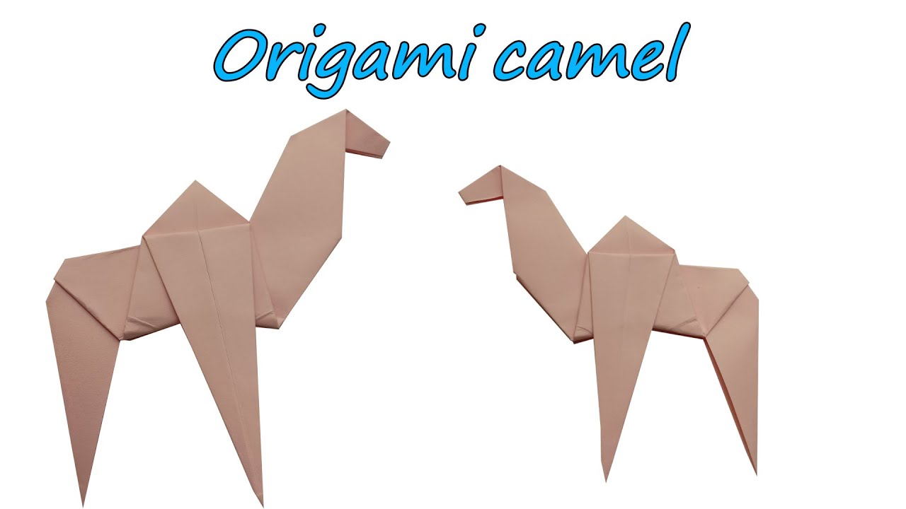 How to make paper camel - origami camel - diy paper camel - origami ...