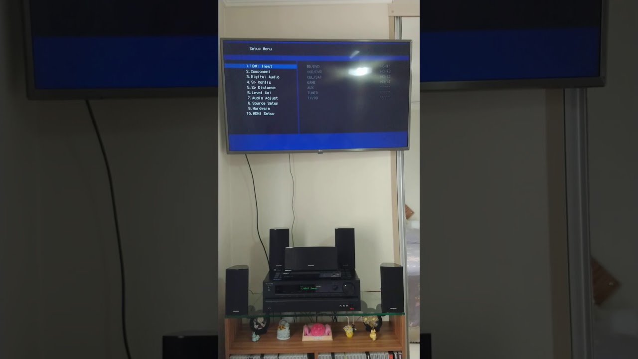 Receiver Onkyo HT-R391 Setup - YouTube