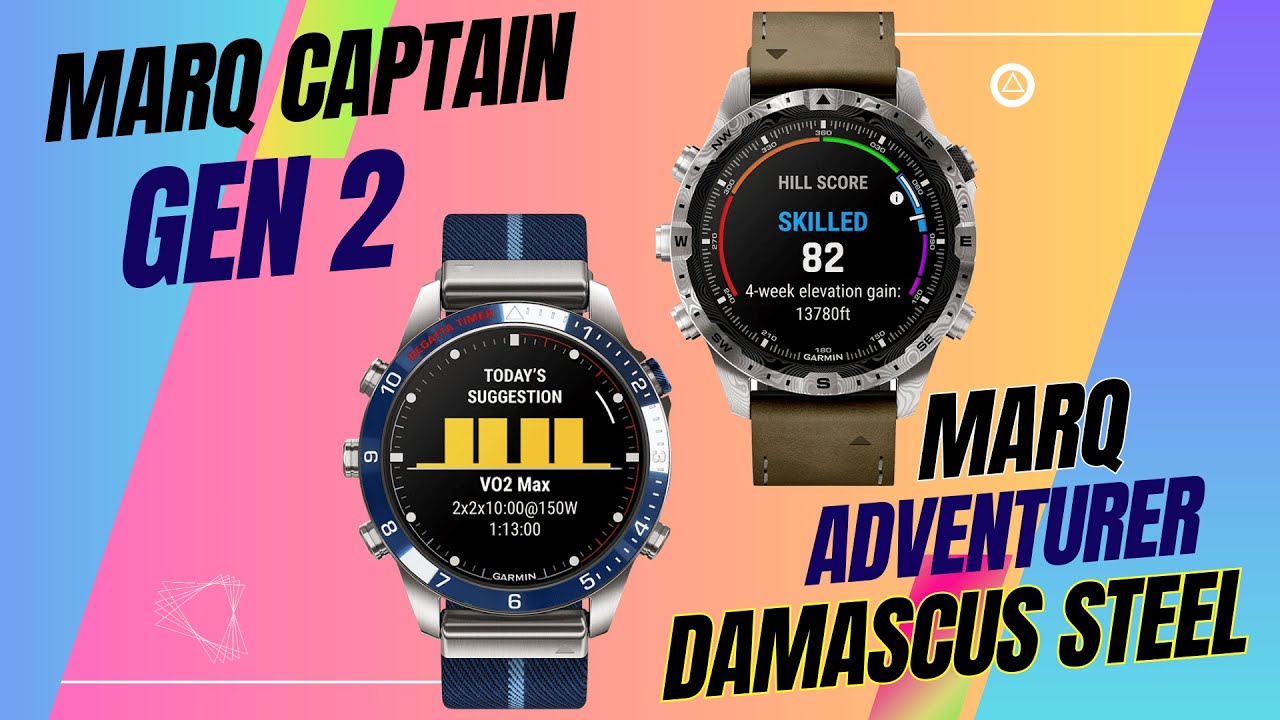 MARQ Captain vs MARQ Adventurer (Gen 2) Damascus Steel - YouTube