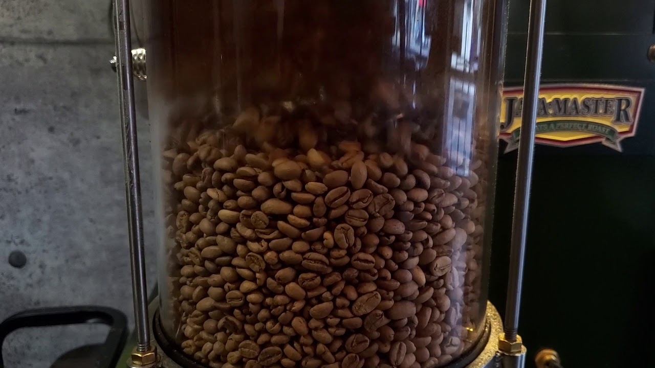fresh roasted coffee mofer coffee - YouTube