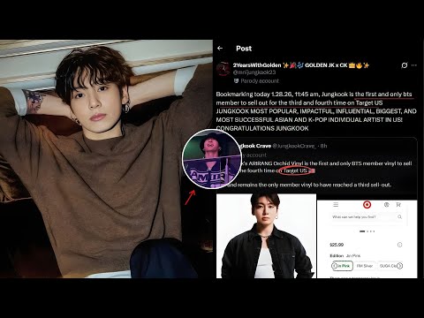 This Is No Coincidence: Jungkook Sells Out Target 4 Times & BTS’s U.S. Strategy Exposed!