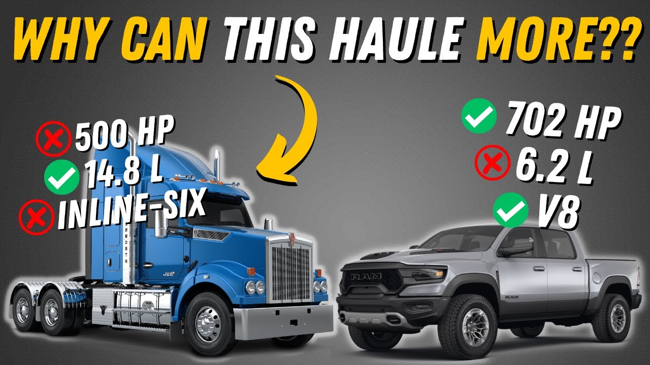 Why A Semi-Trucks Will Outperform a Pickup Truck - YouTube