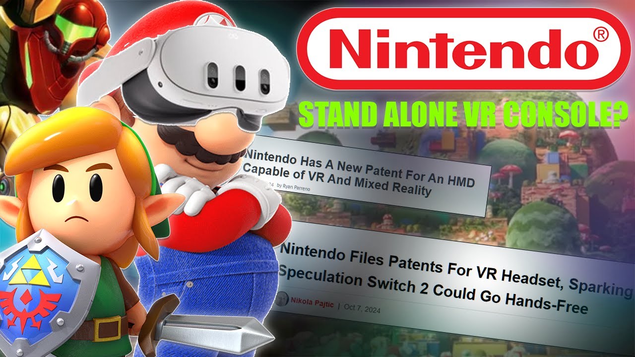 Nintendo Patent VR Headset could change everything - YouTube