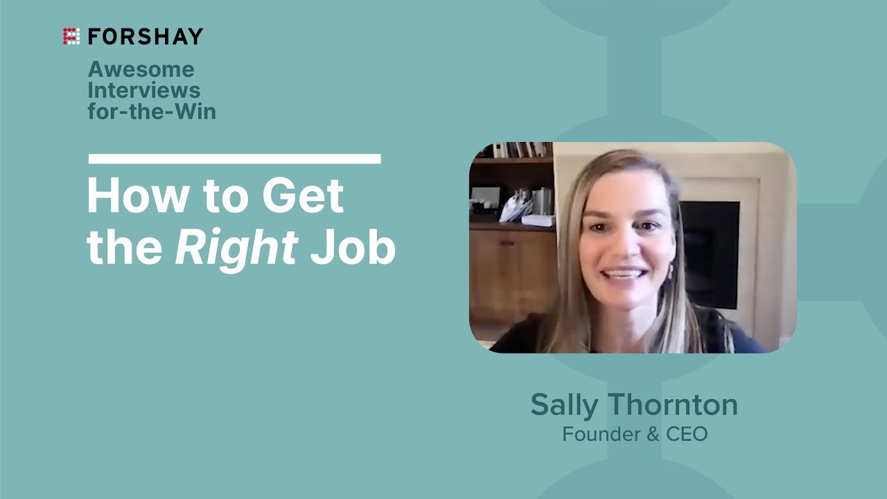 How to Get the Right Job - YouTube