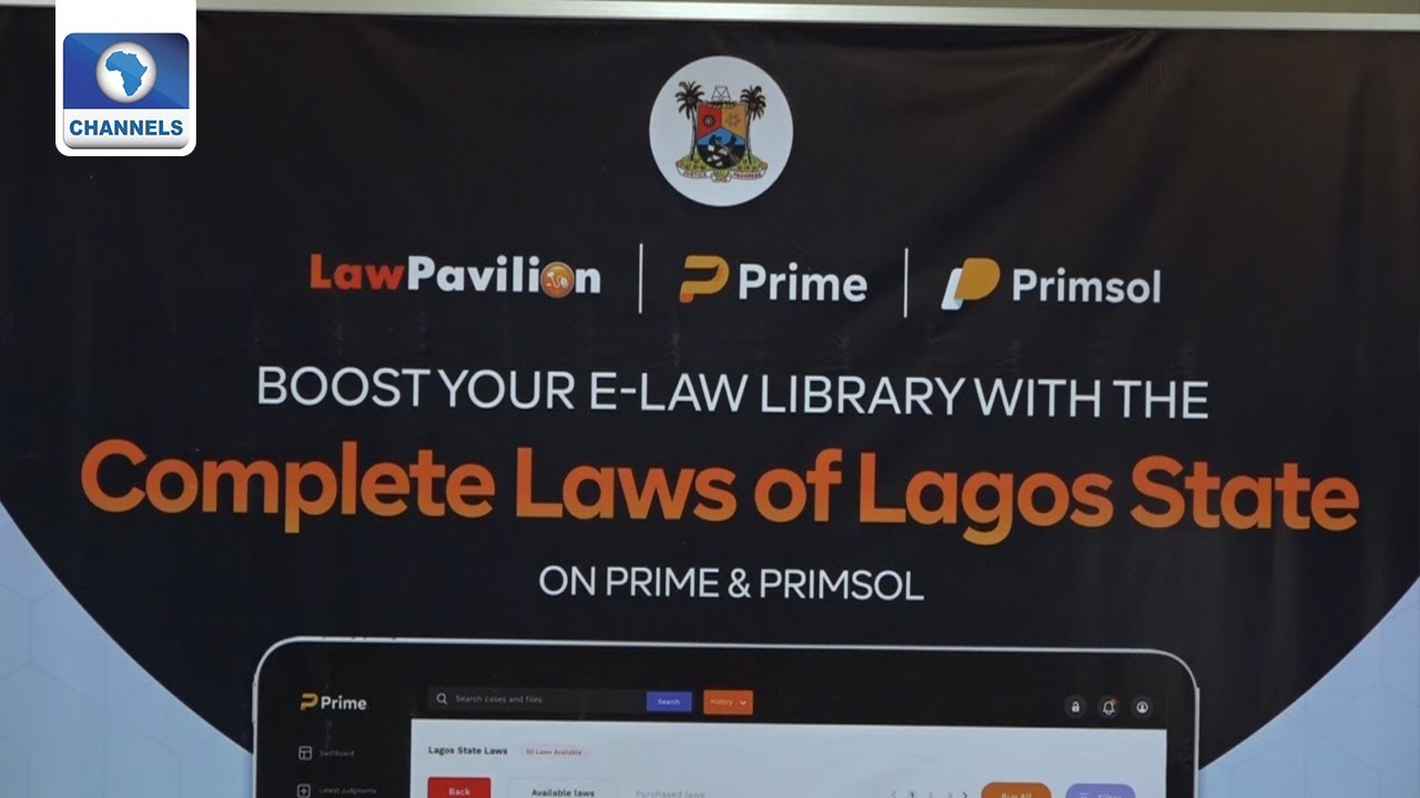 E-Laws Platform: Lagos State Ministry Of Justice Teams Up With Law Pavillion - YouTube