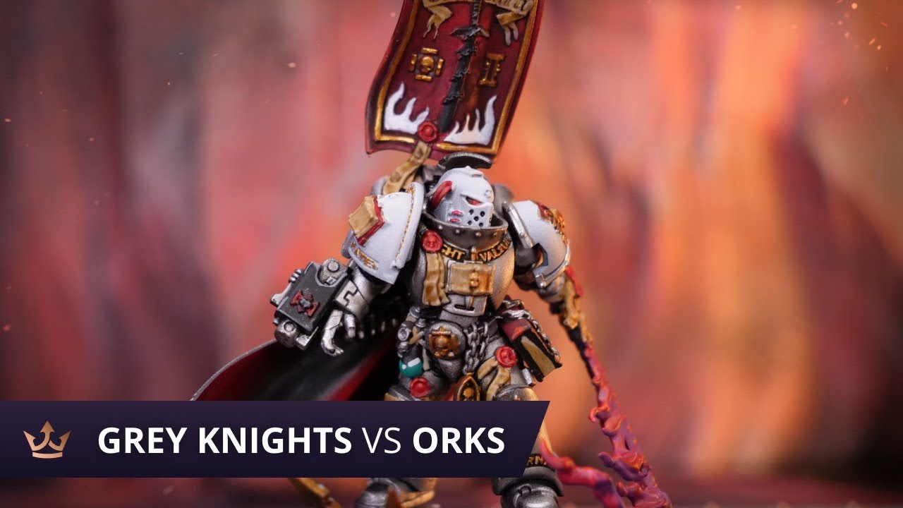 Grey Knights vs Orks - 9th Edition Warhammer 40k Battle Report - YouTube