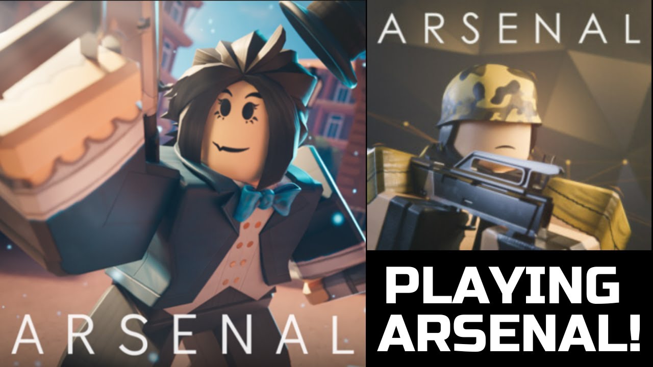 Playing ARSENAL! (Roblox) - YouTube