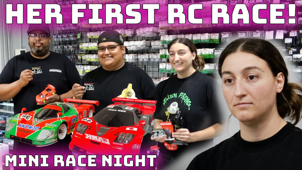 HER FIRST RC RACE! SUPER-G Raceway Opening Event - YouTube