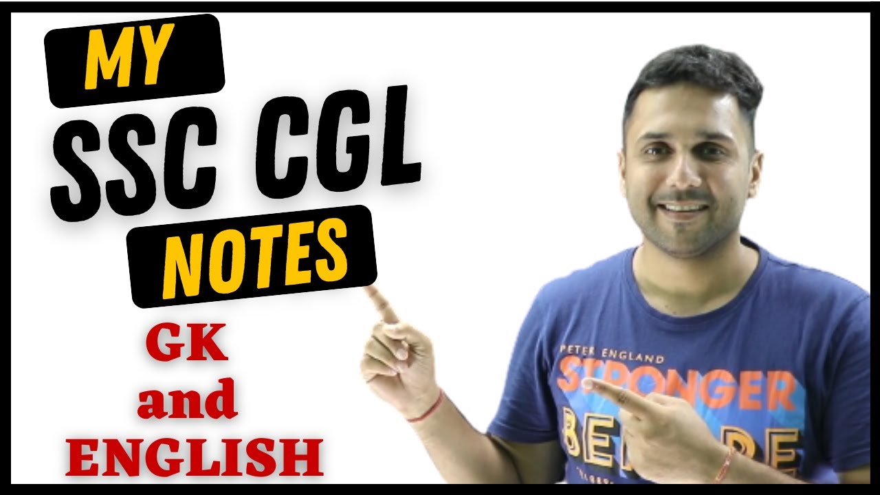 SSC CGL NOTES || GK || - YouTube