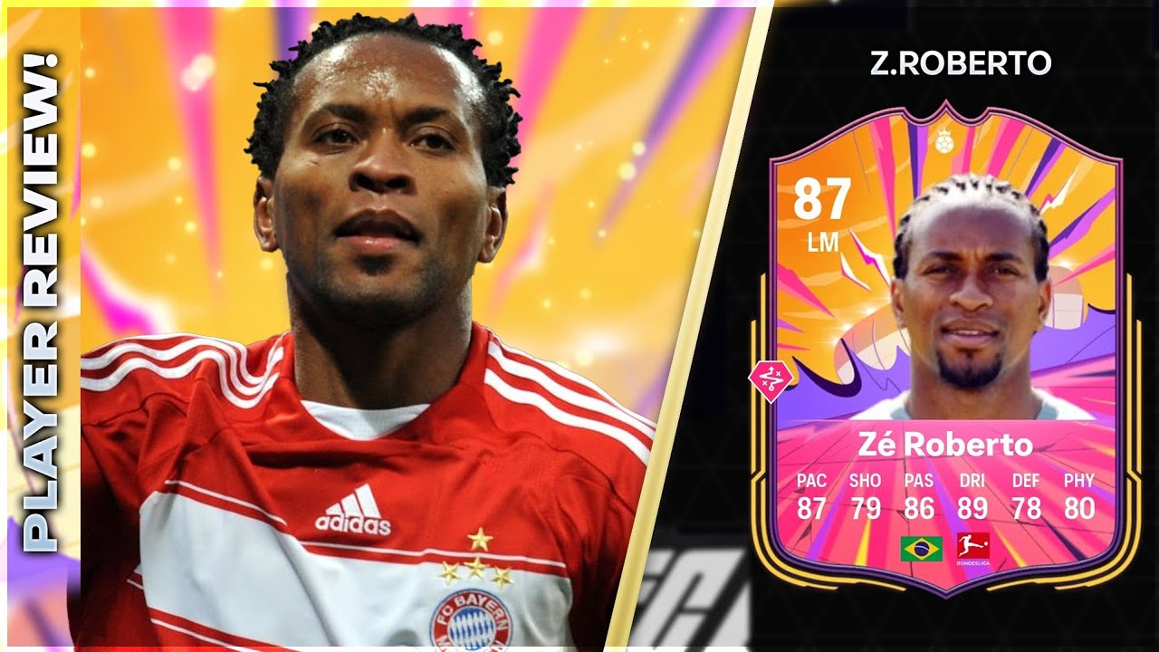 WHAT A CARD!!!!! HE CAN PLAY ANYWHERE!!!!! 87 RATED HERO ZE ROBERTO ...