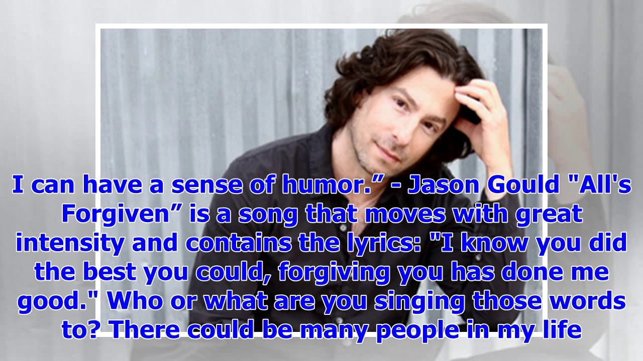 [Breaking News]Jason Gould: Baring his soul and sing his song - YouTube