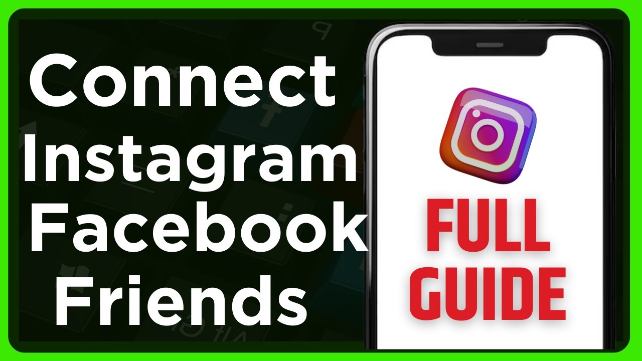 Fix Instagram & Facebook Contacts - Connect Friends - Full Guide - YouTube