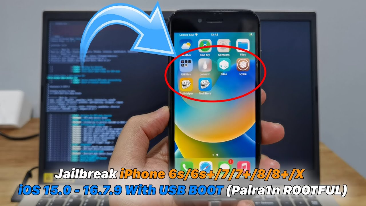 Jailbreak iPhone 6s/6s+/7/7+/8/8+/X iOS 15.0 - 16.7.9 With USB BOOT ...