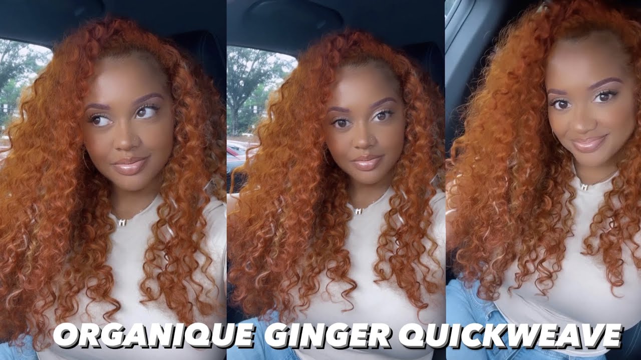 ORGANIQUE WATER CURL GINGER/COPPER QUICKWEAVE - YouTube