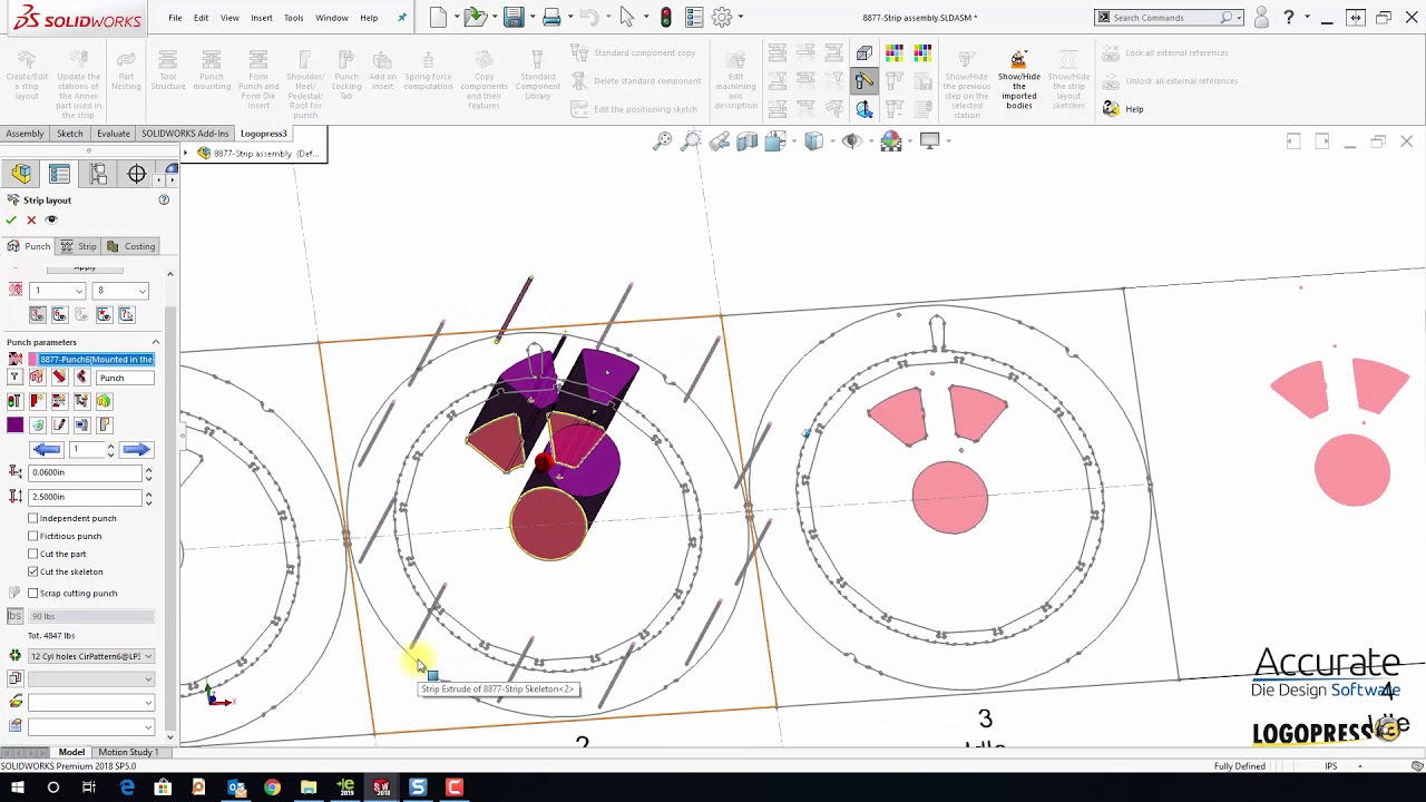 Lamination Die Design Using Logopress3, Including BOM... - YouTube