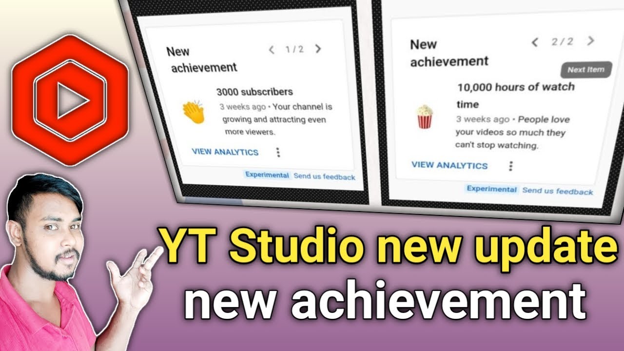 YT Studio New Update Tools New Achievement | New Achievement YouTube Channel, bdtech - YouTube