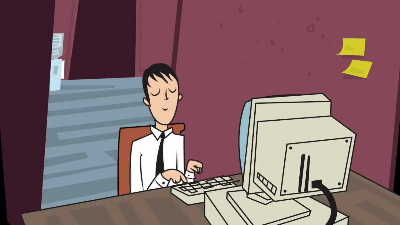 Guy Freaks Out Over Computer Crash - YouTube