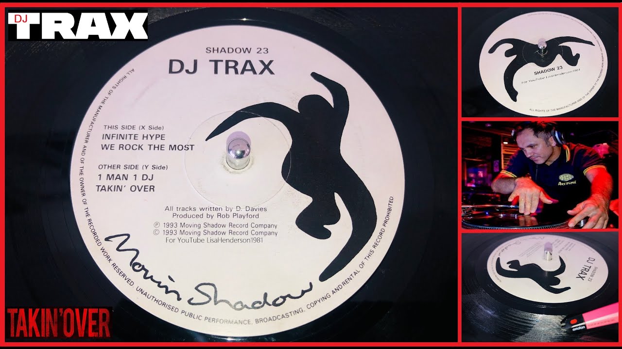 DJ TRAX – TAKIN’ OVER – MOVING SHADOW RECORDS – 1993 – CAT SHADOW23 ...