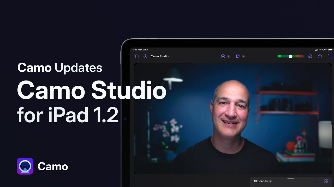 Camo Studio for iPad 1.2 update - mobile camera support and revamped ...