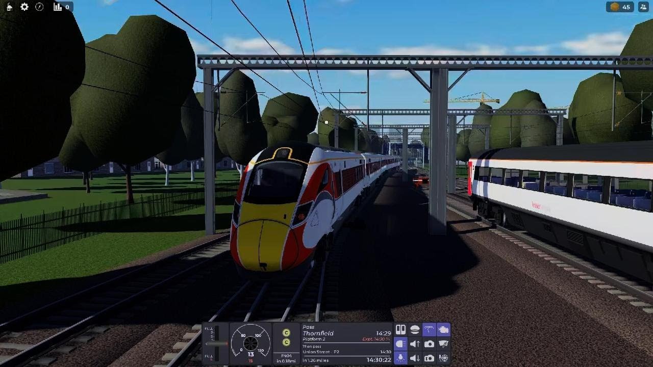 Roblox British Railway Class 800 Lner azuma - YouTube
