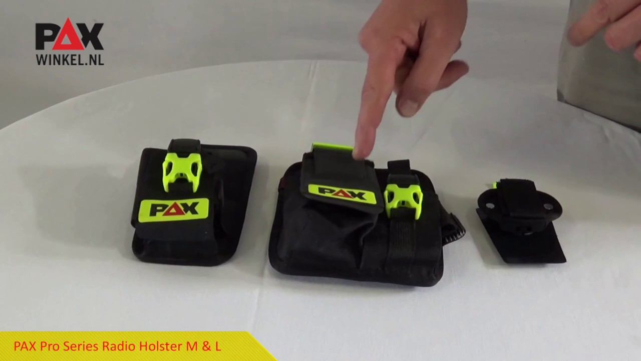 PAX Pro Series Radio Holster M & L - YouTube