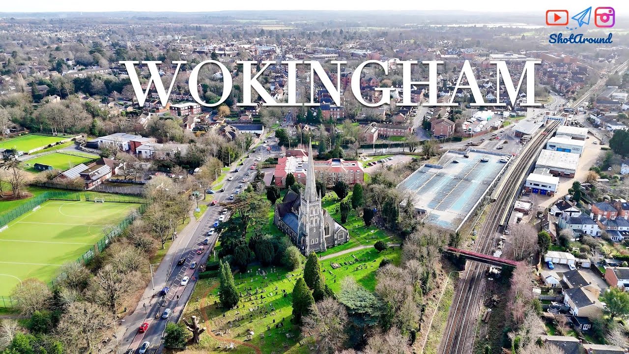 The Beauty of Wokingham from the Air | 4K Cinematic Drone | England, UK ...