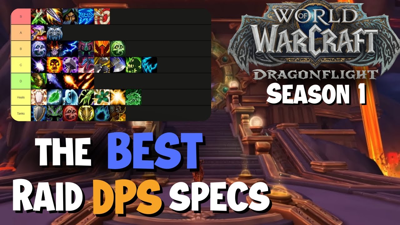 Raid DPS Tier list - Wow Dragonflight Season 1 - YouTube