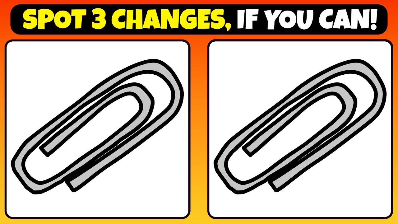 SPOT 3 CHANGES, IF YOU CAN!!! | Find 3 Differences 😉 - YouTube