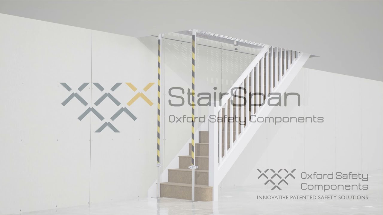 StairSpan Stairwell Platform System by Oxford Safety Components - YouTube