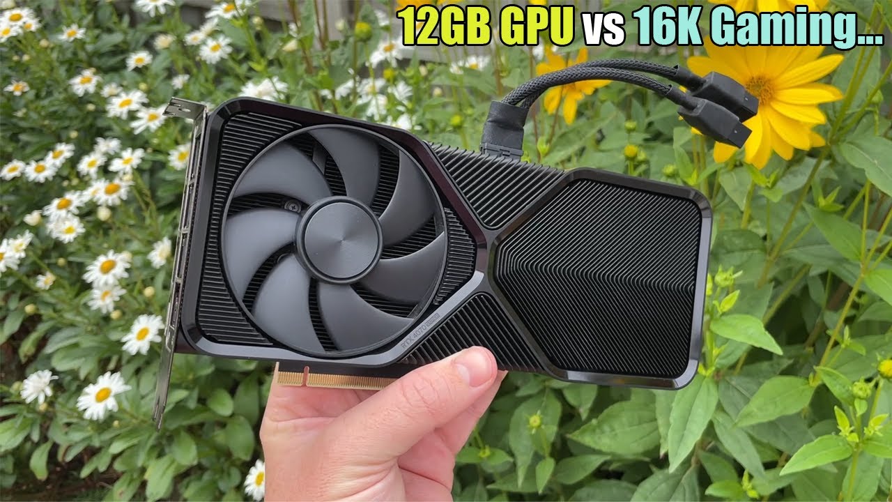 I tried 16K Gaming on a modern “mid-range” graphics card... - YouTube