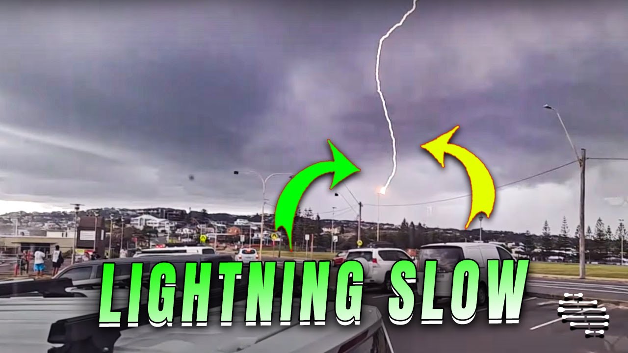 Lightning Strike in Super Slow Motion - YouTube