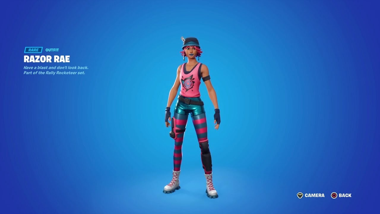 Fortnite Razor Rae Skin - YouTube