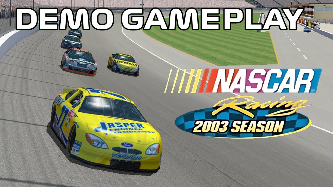 [Mouse Steering] NASCAR Racing 2003 Season DEMO[PC] - YouTube