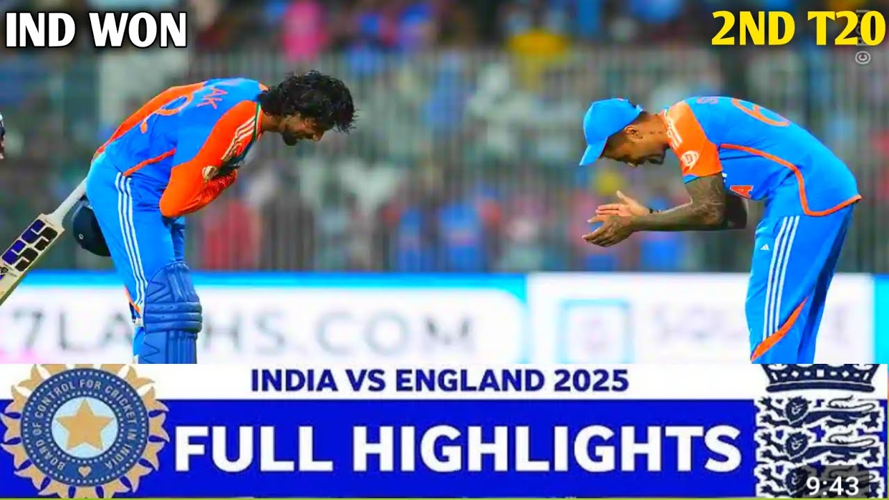 IND vs ENG t20 Highlights 2025 India vs England 2nd T20 Highlights of ...