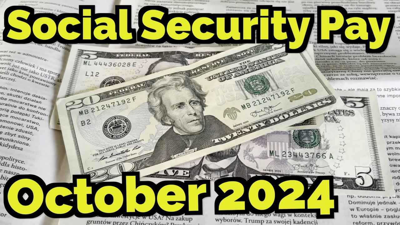 📅 October 2024 Social Security Payment Schedule💰Extra Money Increase ...