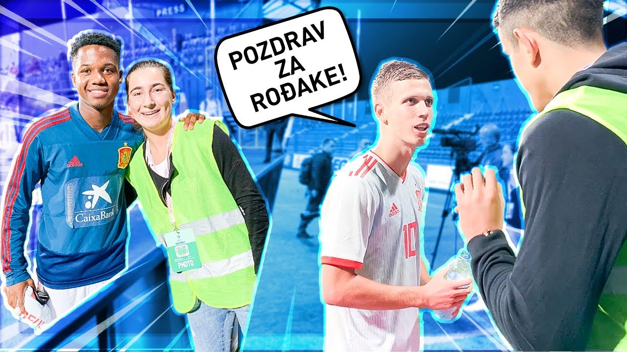 *FATI I OLMO* CRNA GORA - ŠPANIJA U21 VLOG! *pozdravio nas je!* - YouTube