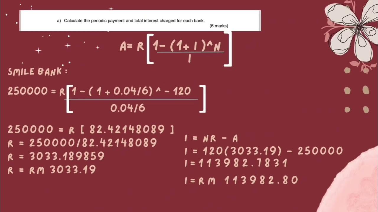 MAT112- compound interest and annuity - YouTube