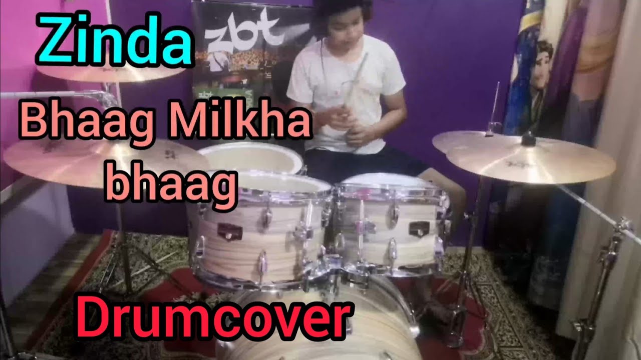 Zinda song| bhaag milkha bhaag |short Drumcover | by#RapidDrummer - YouTube
