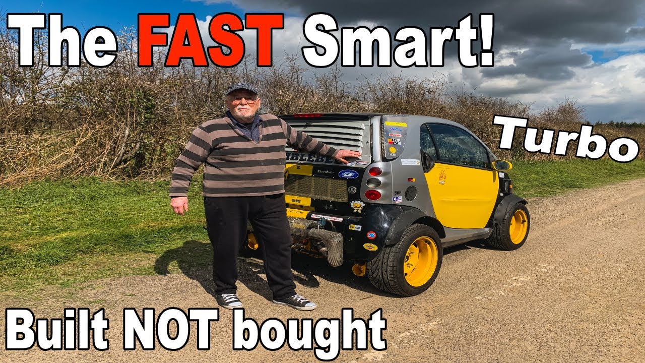TURBO Smart Car built by a 74 YEAR OLD! *INSANE* - YouTube