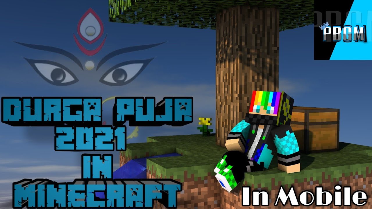 Durga Puja World In Minecraft 2021 (In Mobile) || Prince Boost Gaming ...