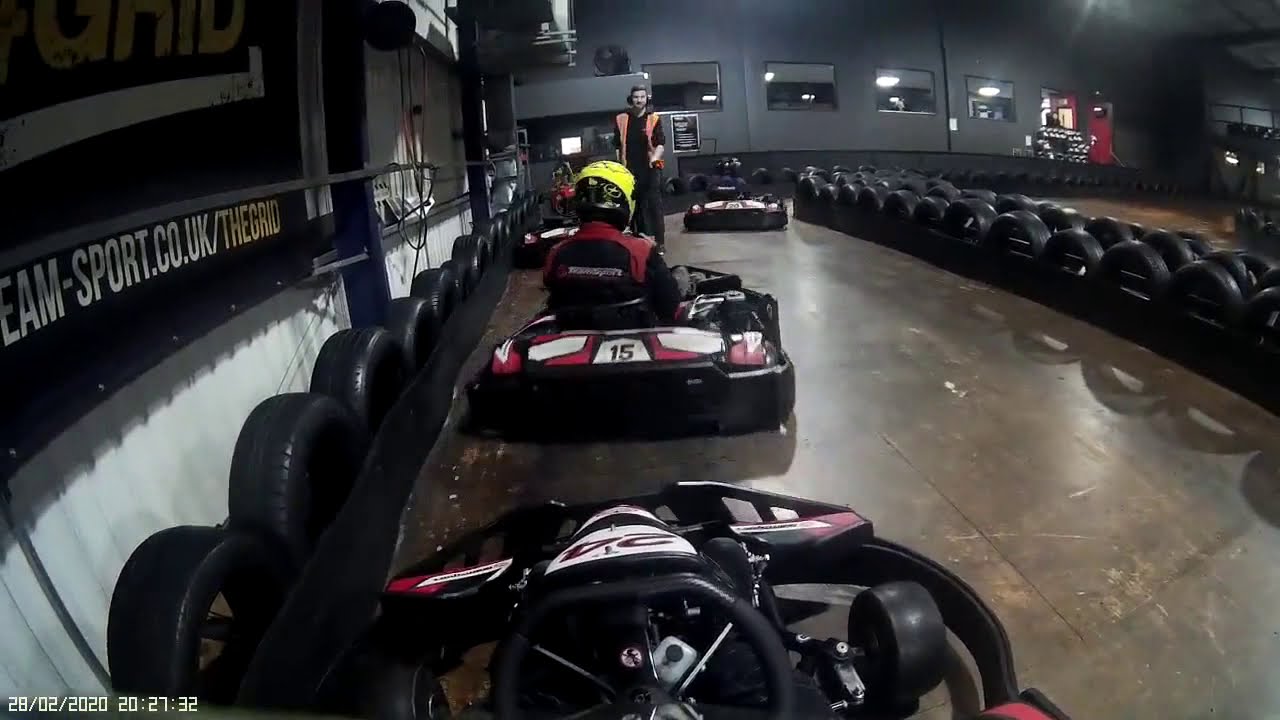 Karting at TeamSport Reading on 28.02.20 at 21.52 CAMERA2 QX2HT7HE3G ...