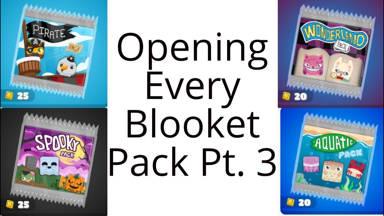 OPENING 6 OF EVERY BLOOKET PACK!!! PT.3 - YouTube