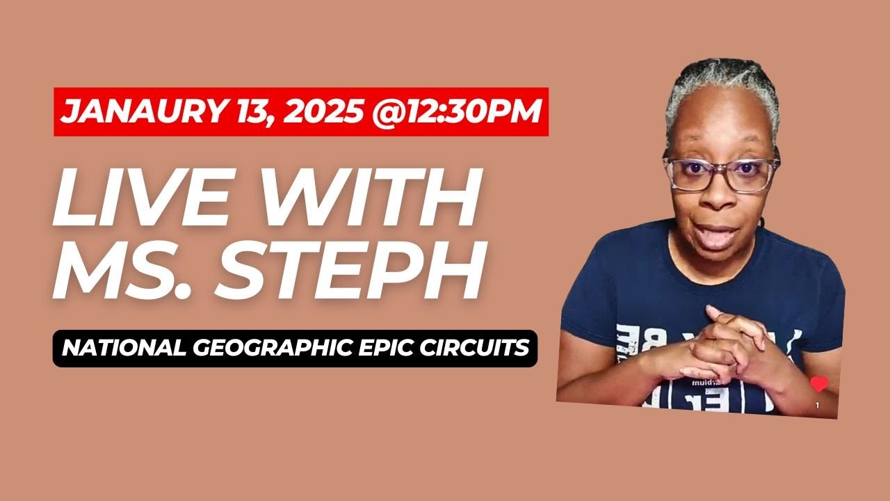Live with Ms. Steph - January 13, 2025 - YouTube