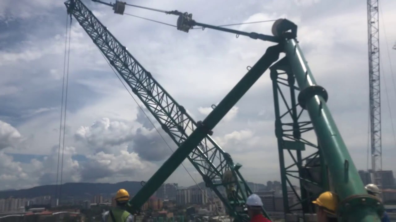Derrick Crane JASO J1540.DC Load Test at South Annex Exchange 106 ...